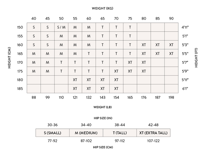 Size Guide – Club L London - UK